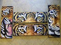 Wildlife Art of Terry Hoyt: Tiger Eyes