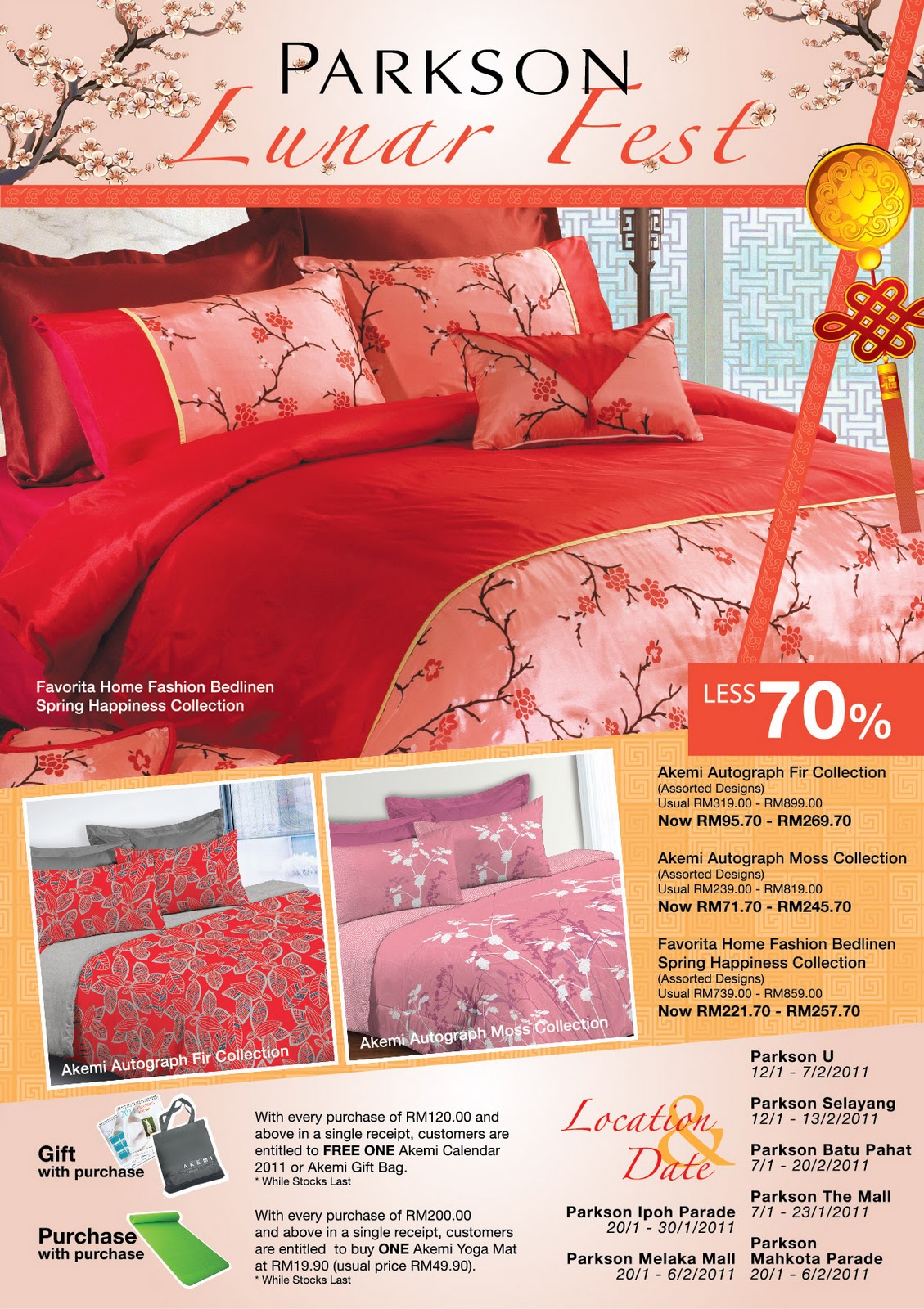 EASTERN DECORATOR: AKEMI Parkson Lunar Fest Promotion 2011