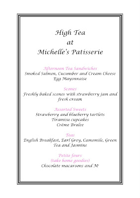 Michelle's Patisserie: High Tea at Michelle's Patisserie