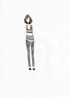 Fashion: kreslené modní návrhy