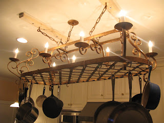 Blacksmith Blogger: Custom Pot Rack Chandelier