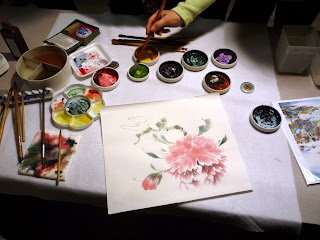 Nan Rae: Chinese Brush Painting Demonstration | Sharon Weaver's Blog