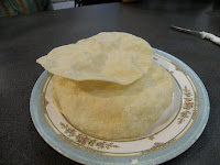 Meaning For Life: Indian Naan Bread and Crispy Paper Pappadam!