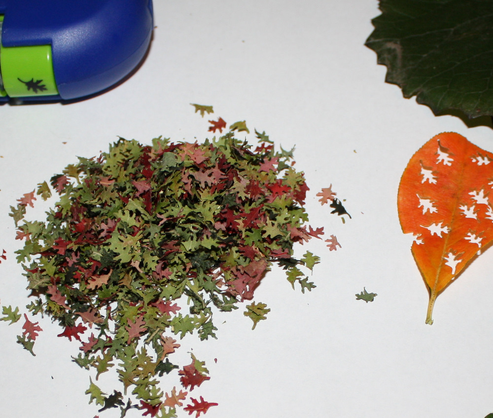 The PURE Gardener, Inc.: How to Make "Real" Miniature Fall Leaves