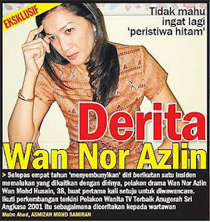 STOR ENTOT GOSIP ARTIS BONTOT: Air Mata Ibu "Wan Norazlin gosip artis ...