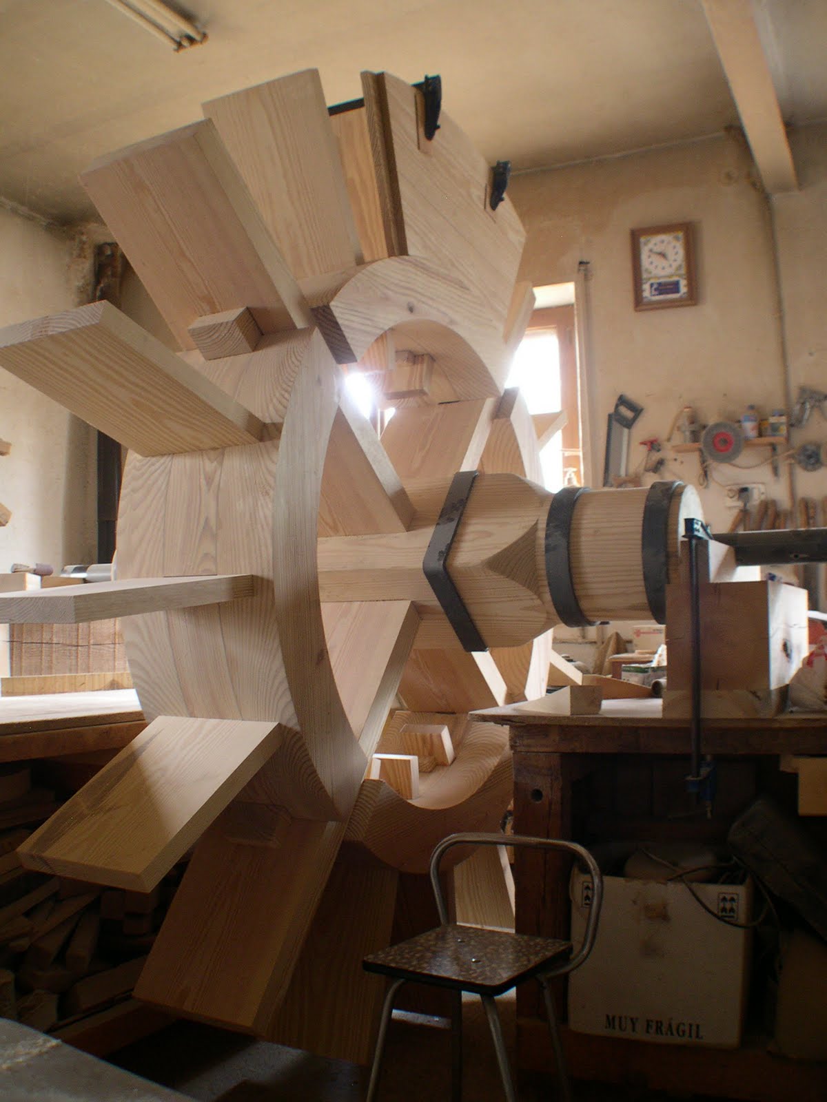 Patrimonio Industrial COIIM: Primera Rueda Hidráulica de la Ceca Segoviana