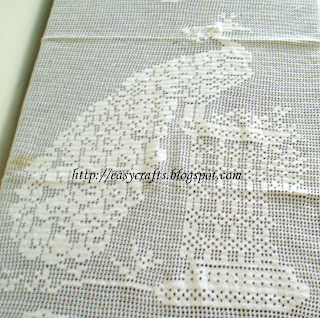 Easy Crafts - Explore your creativity: Crochet filet - Peacock