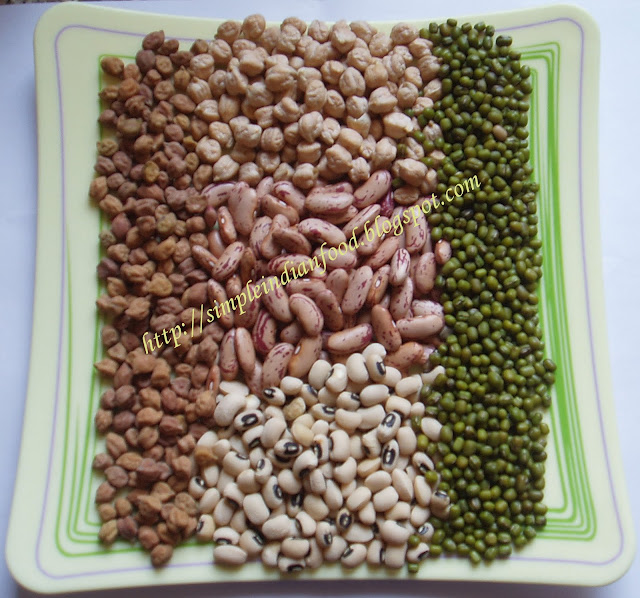 Simple Indian Food- An Easy Cooking Blog: Multi-legume Adai