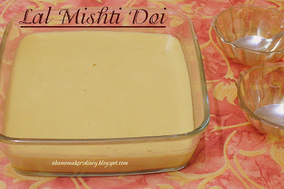 Lal Mishti Doi - A Homemaker's Diary