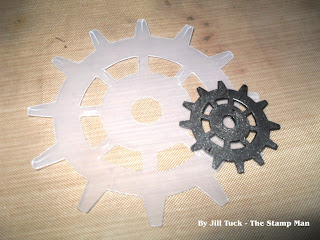 The Stamp Man: Time Workshop/Tutorial Part 1 - Shrink Plastic Cogs/Gears