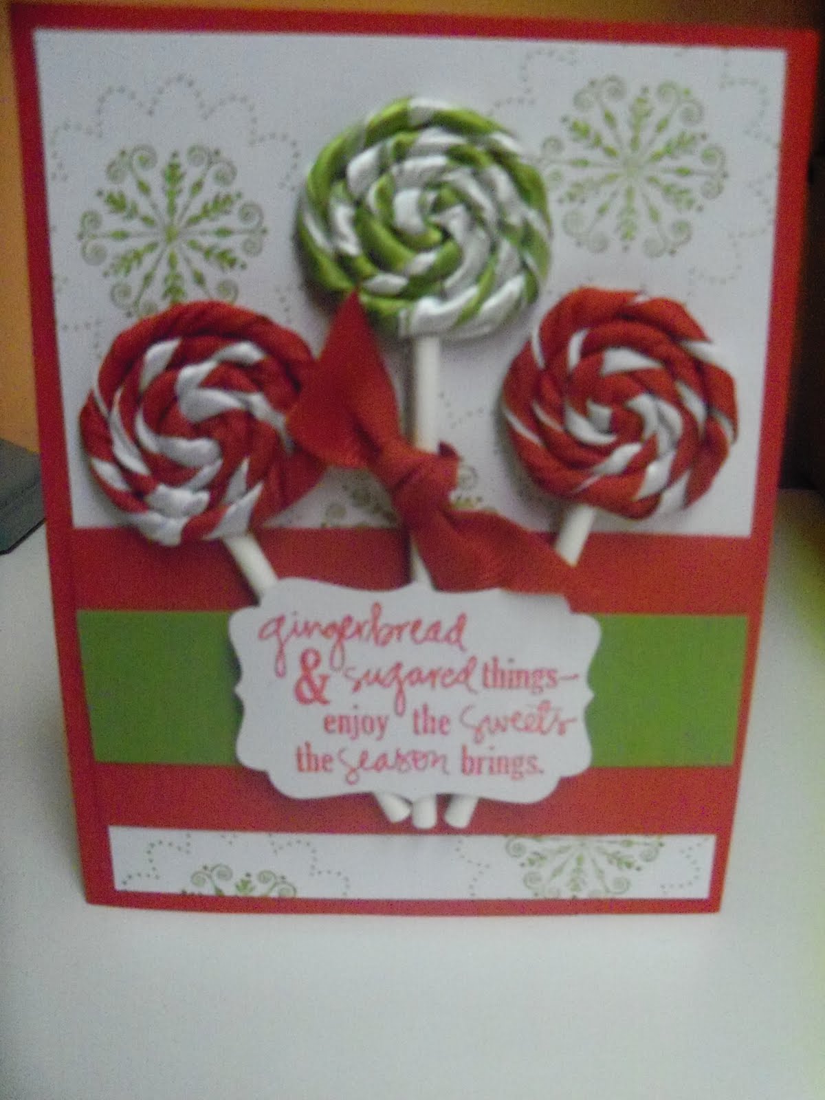 Stampin' With Erlinda: LOLLIPOP CARD