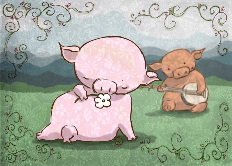 Dueling Banjo Pigs: Jimi Bonogofsky: Banjo Pickin' Pig