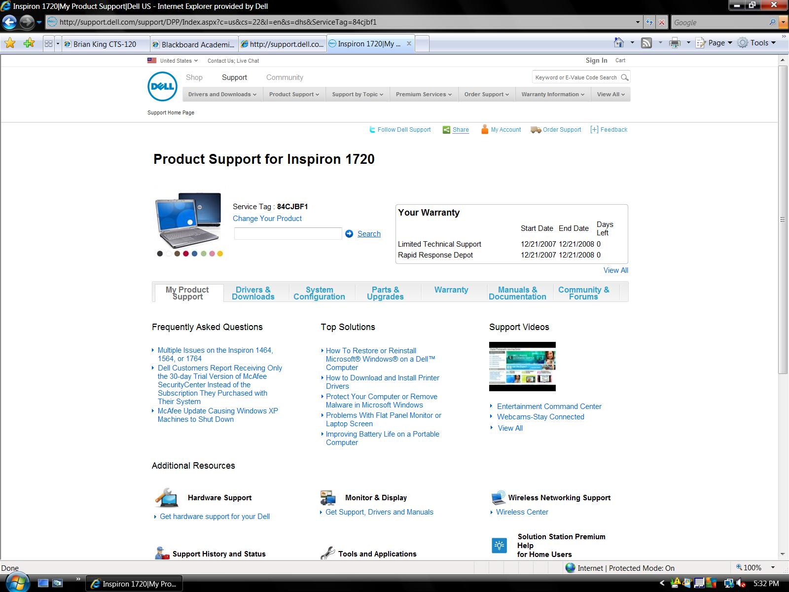 Brian King CTS-120: Chapter 21 Supporting Notebooks