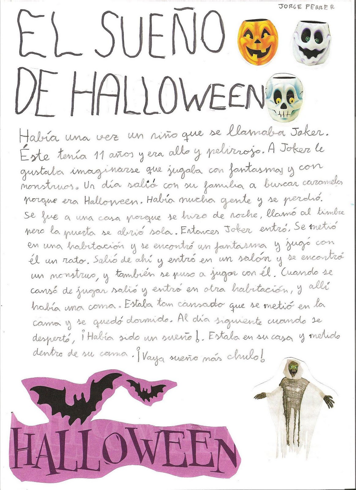 Colegio Público San Braulio: HISTORIAS DE HALLOWEEN