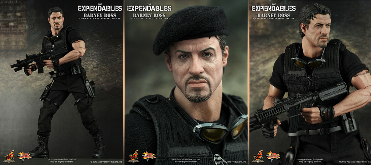 The Plastic League: THE EXPENDABLES: Barney Ross/Sylvester Stallone