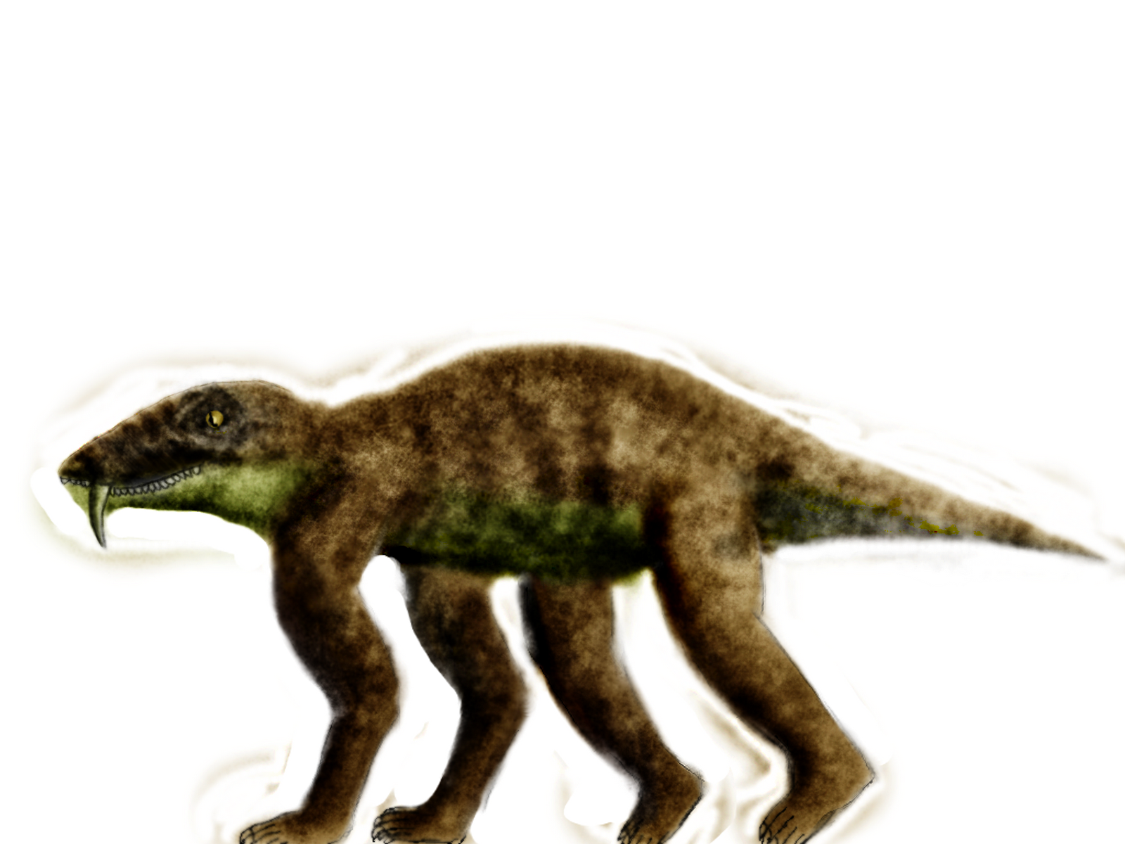 Archaeologists discover saber-toothed vegetarian