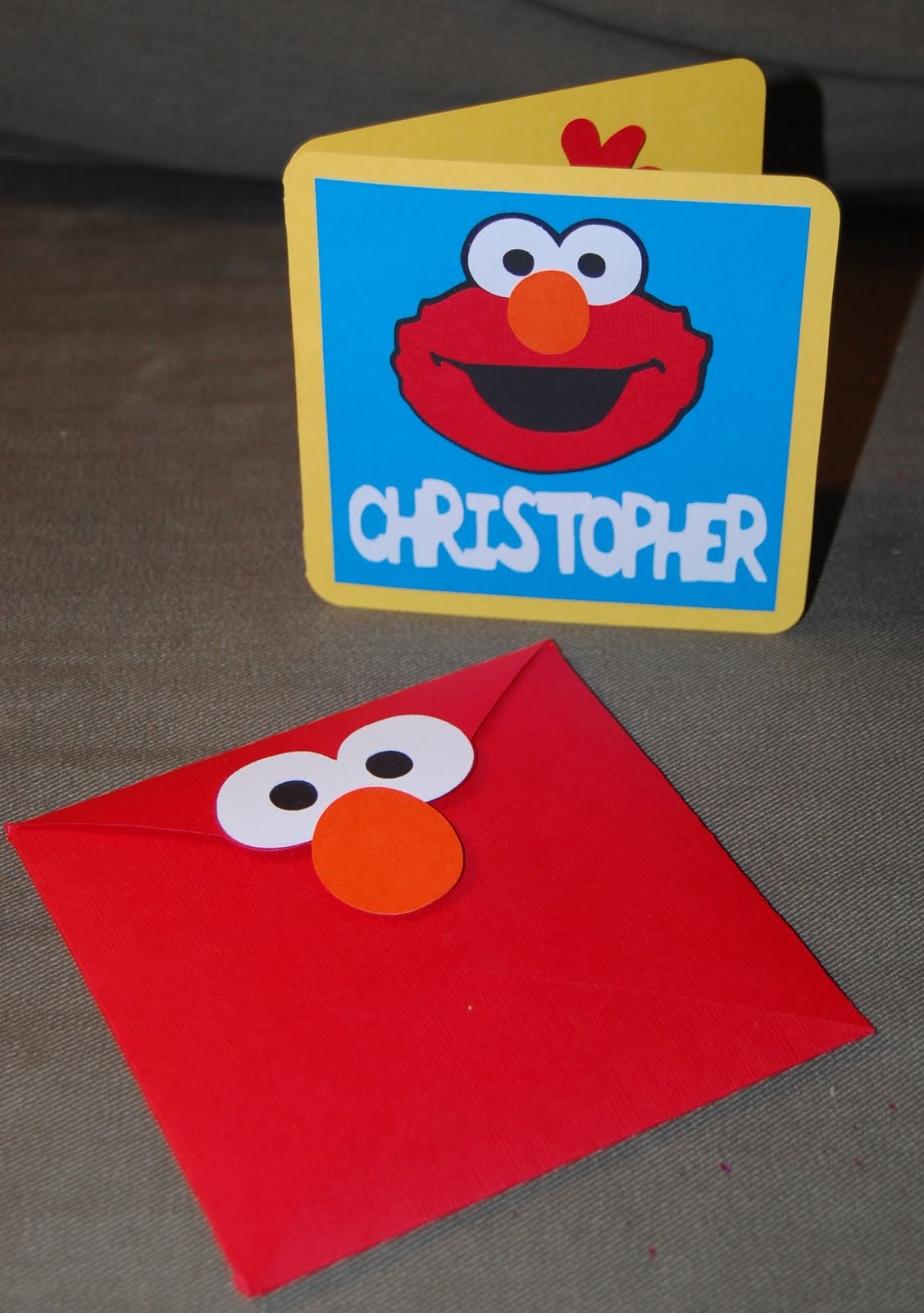 Mandie's Scrappin': Elmo Card