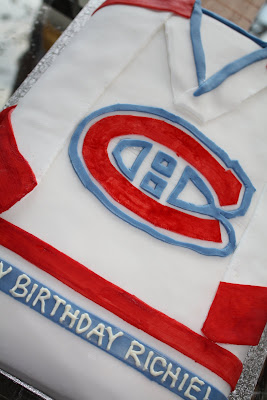 Mel's Sweet Treats: Montreal Canadiens Cake