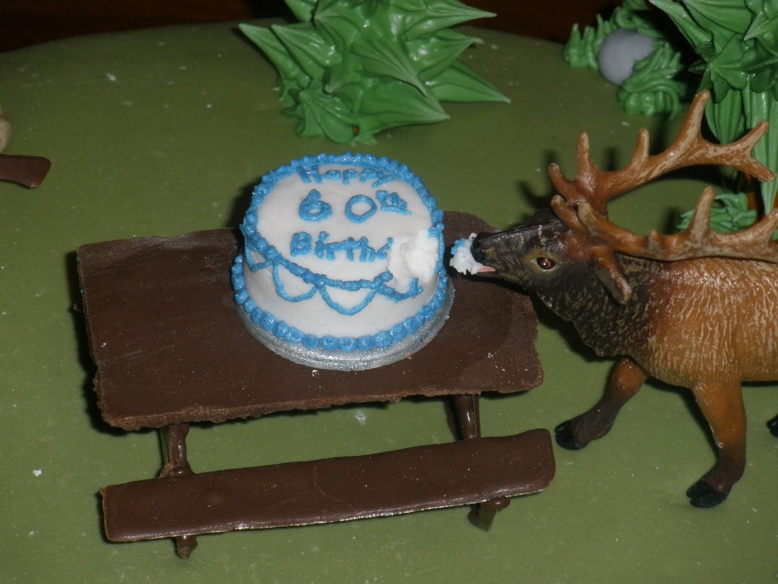 It's a piece of cake: Elk Hunting Birthday Cake