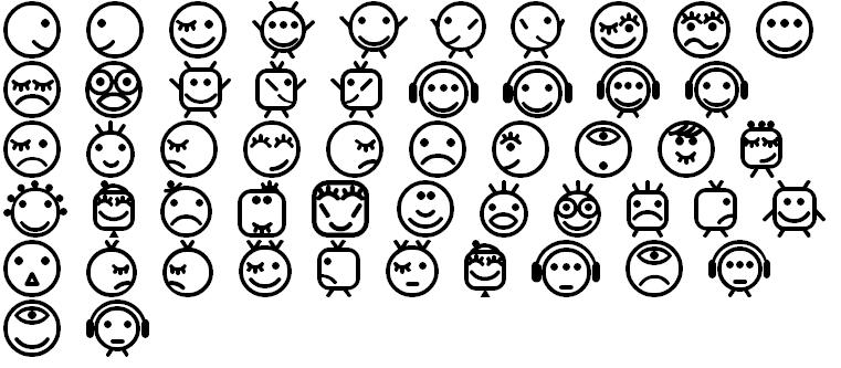 A place to BE HAPPY!...: Weekly dingbats - Smilly