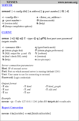 Deny All: Nmap y Nessus CheatSheet