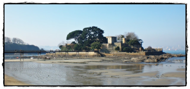 Un paseo,una foto: Isla y castillo de Santa Cruz en Oleiros (A Coruña)