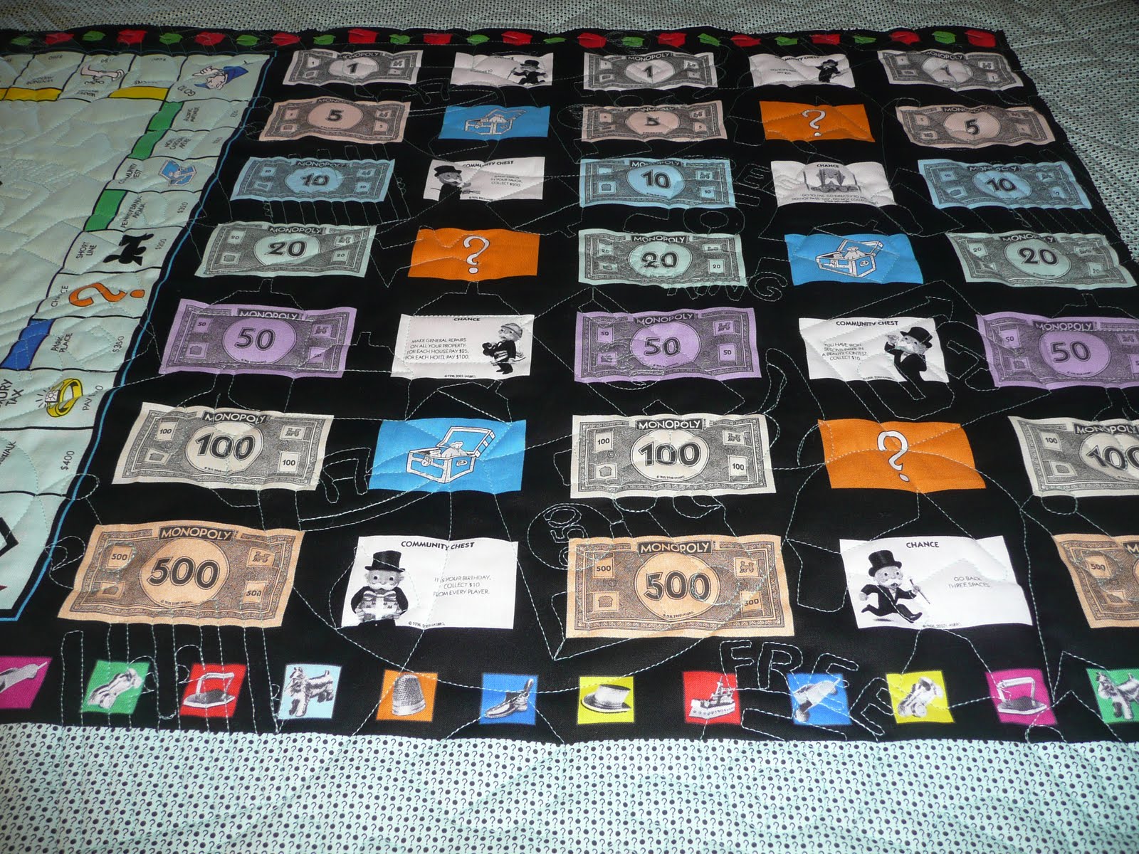 Acorn Ridge Quilting: Melinda's Monopoly Quilt
