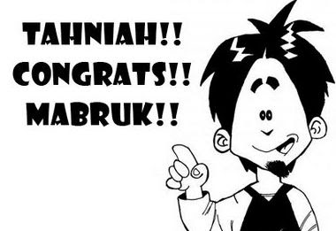 Ucapan Tahniah dan Selamat........ | Rumah No5