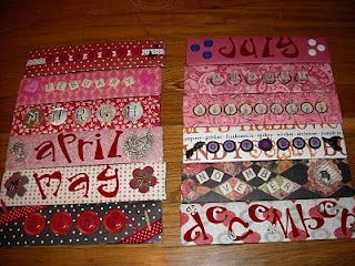 Craftybellydancer: Cookie Sheet Calendar