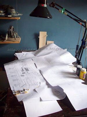 JUANKPLASTIK:::: 2- Primeros avances de la maqueta Star Wars - Spha-T ...