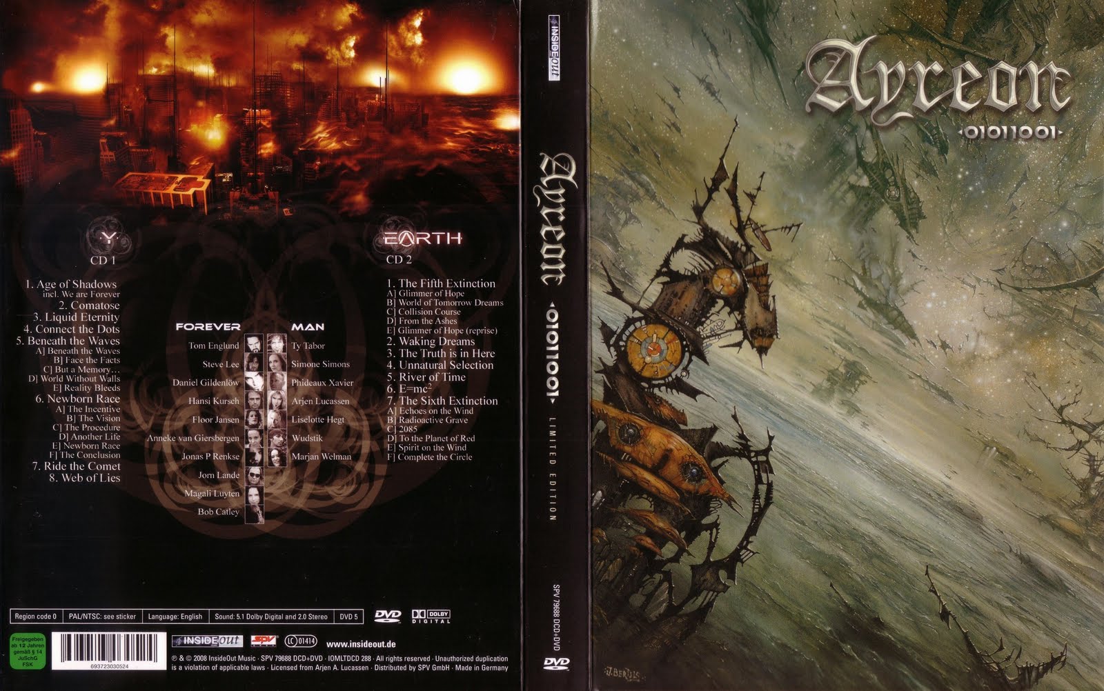 DVD MUSICALES: Ayreon Timeline