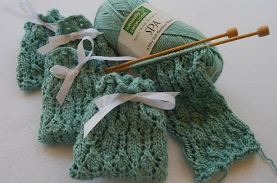 Junie Moon: Lace Sachet Knitting