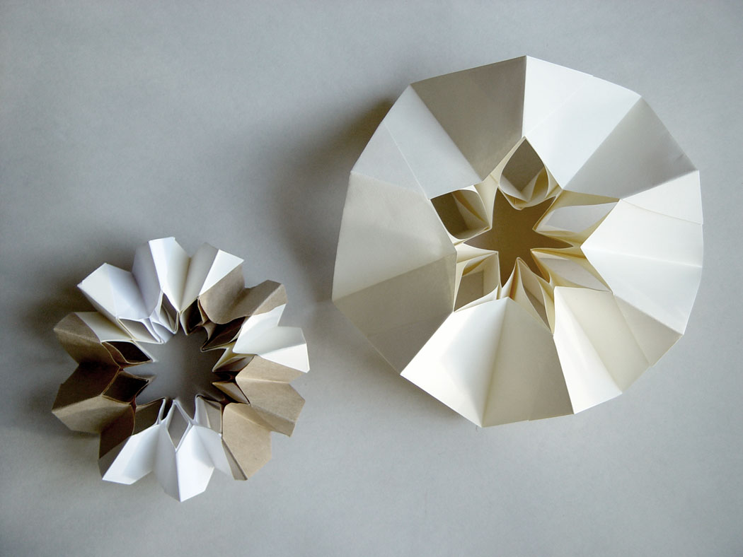 folded paper forms...