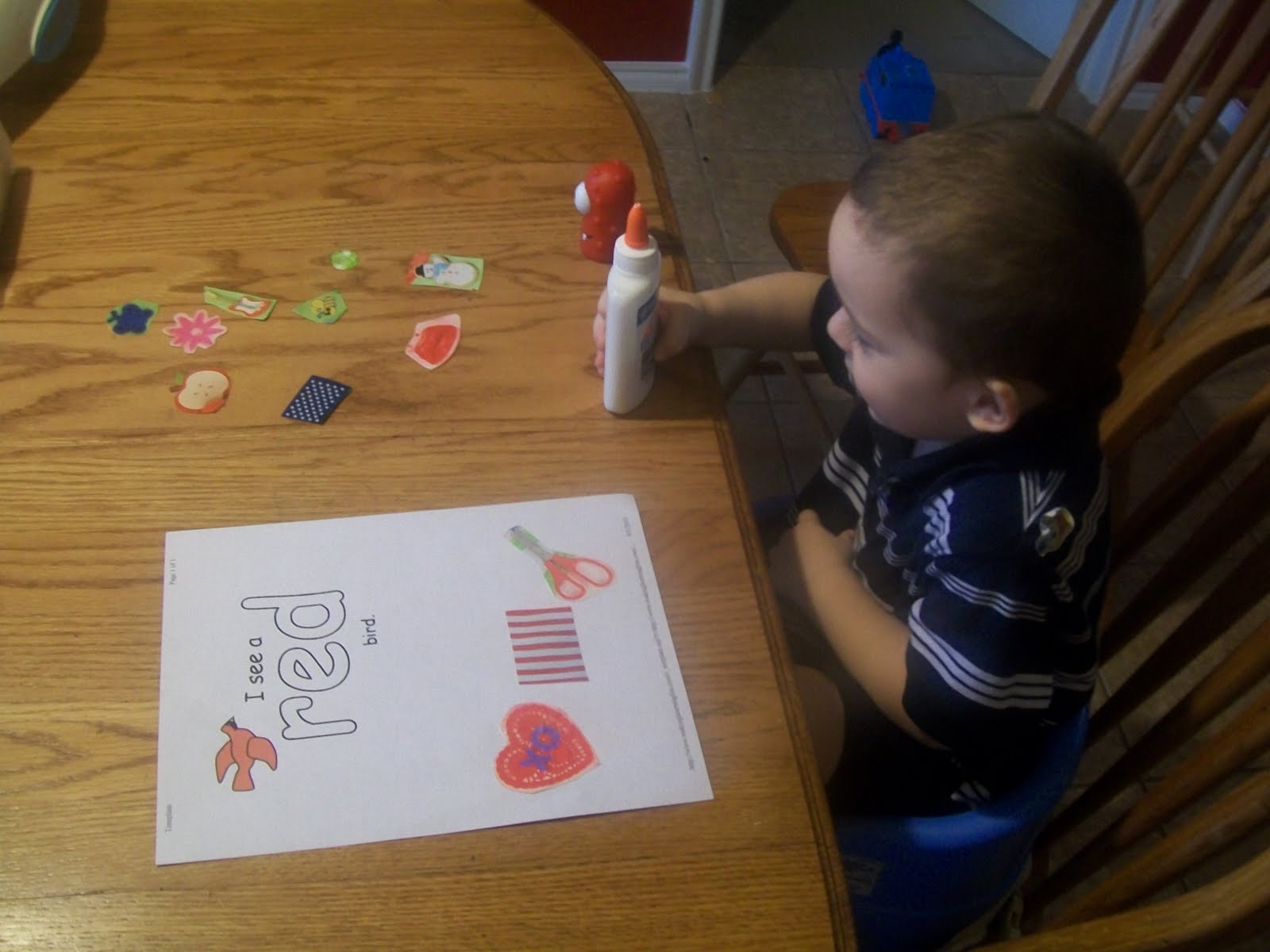 Teaching Toddlers Together: The Color Red and Exercise {til you're red ...