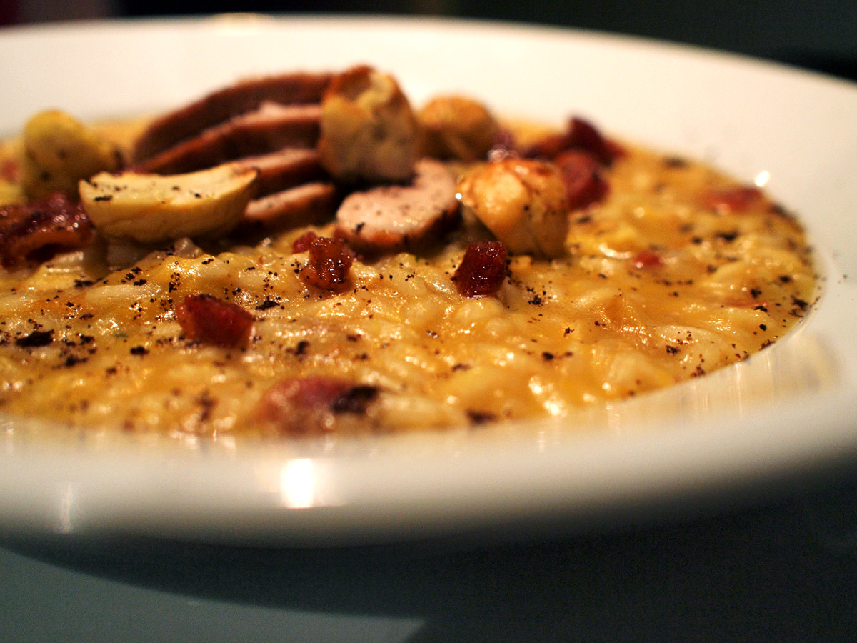 Just Cook It: The Tastes of Autumn: Squash, Chestnut & Bacon Risotto