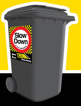 FCNW: Slow the Traffic with Free Wheelie Bin Stickers