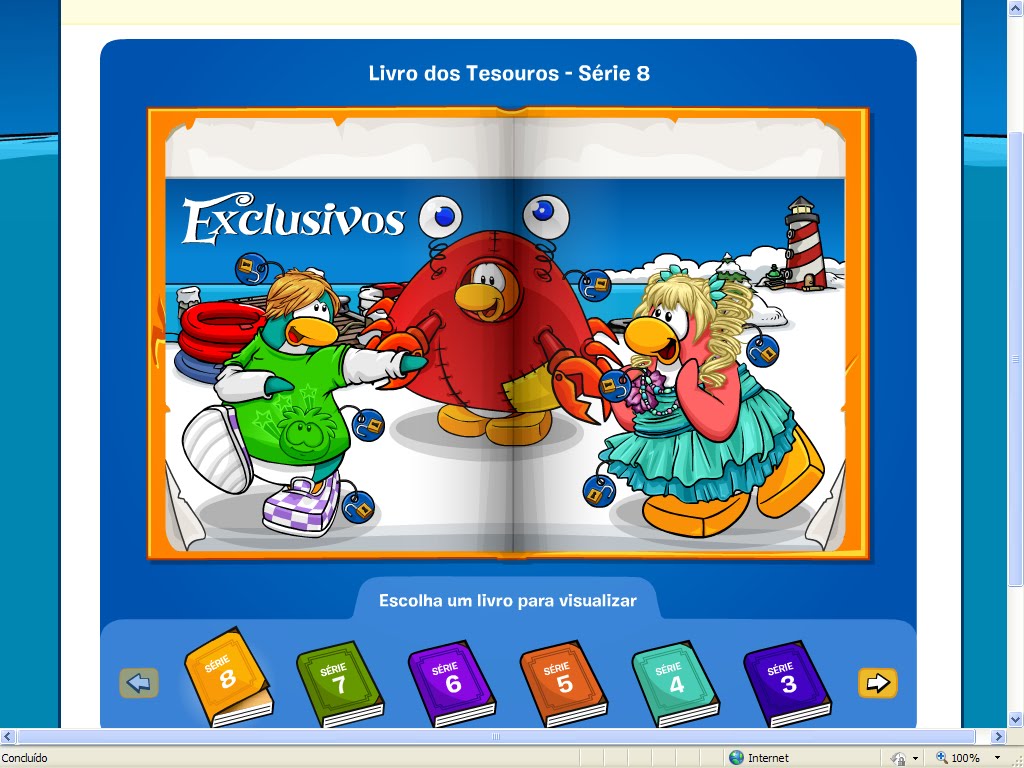 Box Critters - Ondas do CP - Club Penguin: Livro dos Tesouros - série 8