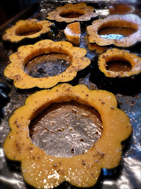 What's cookin': Acorn Squash Toad-in-the-Holes