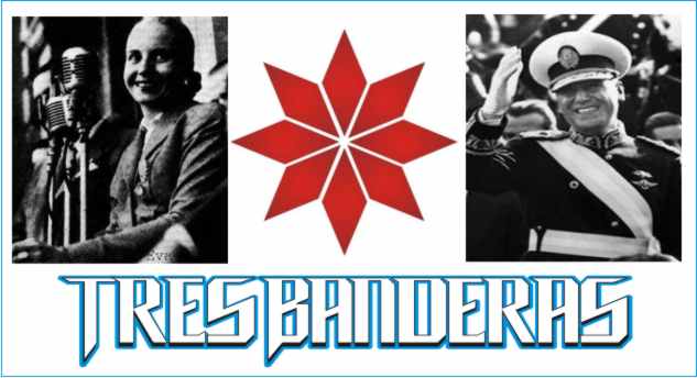 TRES BANDERAS PERONISTAS
