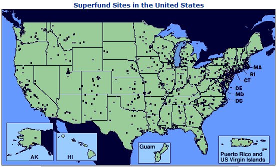 Superfund Sites In Florida Map - United States Map