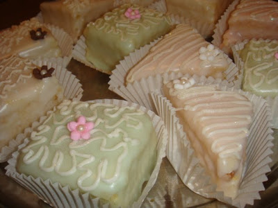 mmmm delicious: pastel petit fours