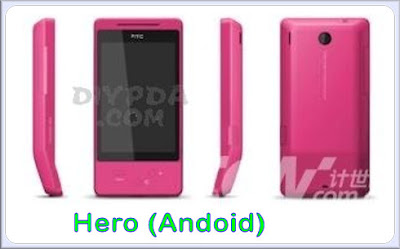 HTC Hero in Pink Colour | HTC Hero - HTC Hero Tmobile G2 Review and HTC ...