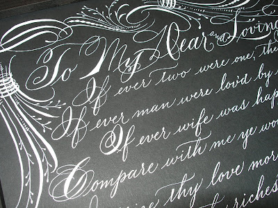 A Place To Flourish: Anniversary Calligraphy - Flourish Friday October 23