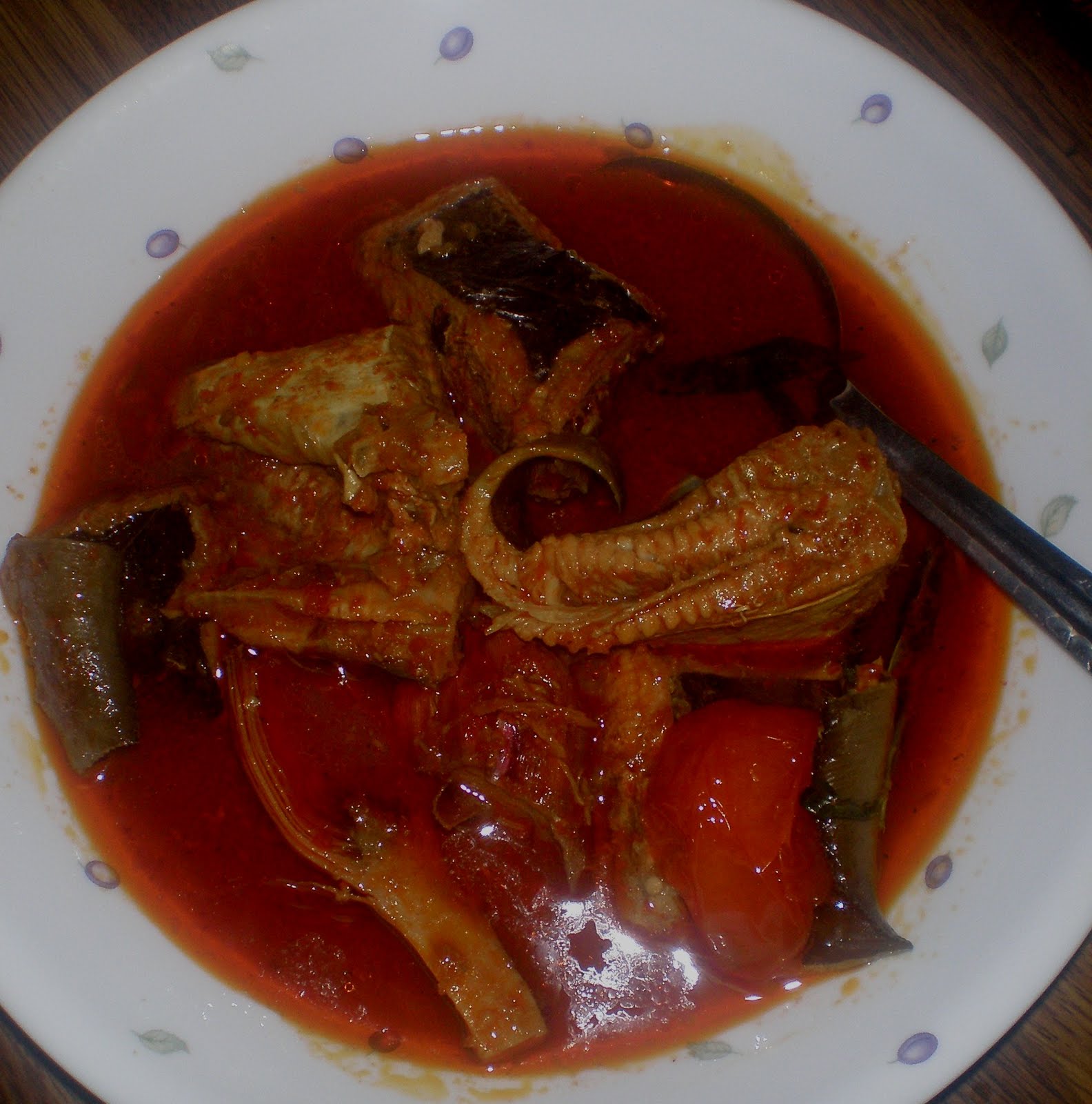 CHEMPAKA in the HOUSE: MASAK ASAM KUAH LADA IKAN TUKA