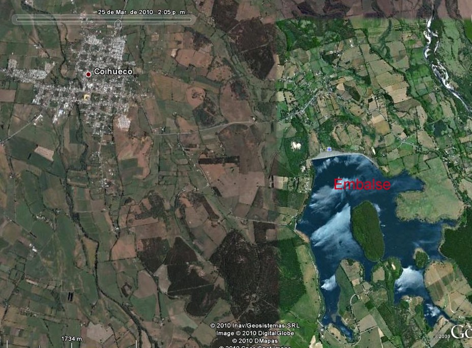 Coihueco Comuna: Coihueco " Central Hidroeléctrica en el Embalse