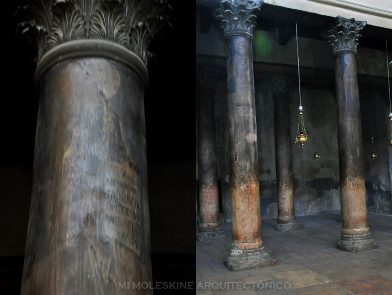 MY ARCHITECTURAL MOLESKINE®: CHURCH OF NATIVITY, BETHLEHEM, PALESTINE.