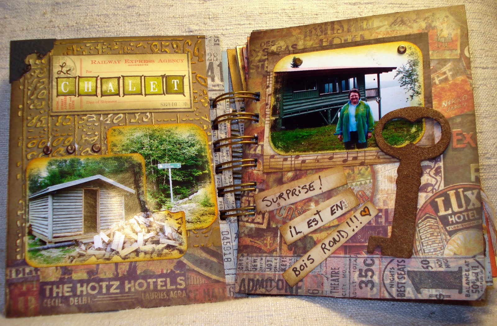 Mon Scrapbook: Album "Perdu et retrouvé"/ "Lost and found" album
