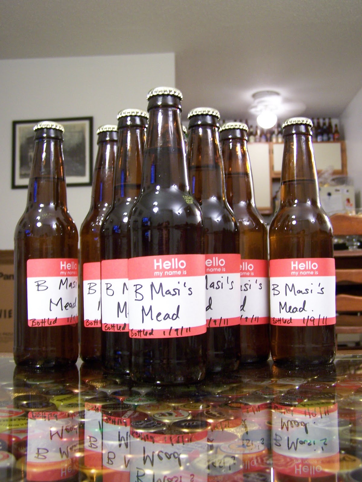 Musings on Beer: Homebrew Series 1 - Making Mead - Part 5 - Bottling ...
