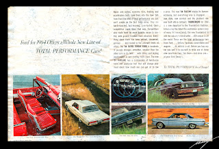 casey/artandcolour: Ford's "Total Performance" for 1964