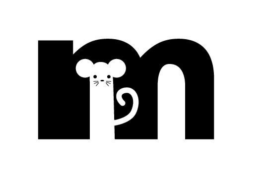 Dirigible Design: positive negative animal letters | Illustrator